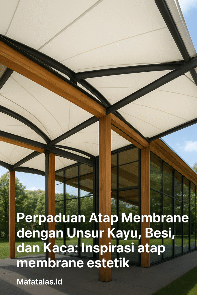 Inspirasi atap membrane estetik - Desain modern - Mafata Las