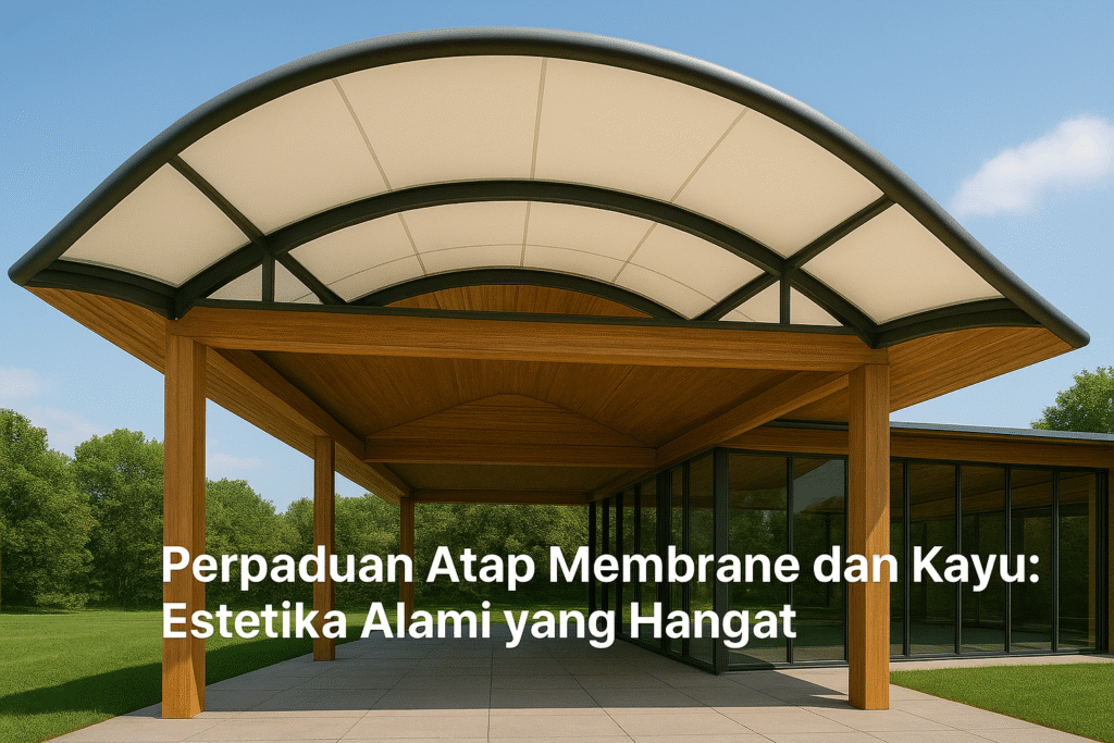 Inspirasi atap membrane estetik - Desain modern - Mafata Las